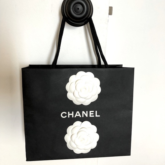 CHANEL | Bags | Authentic Chanel Shopping Bag With Attached Double 3d ...